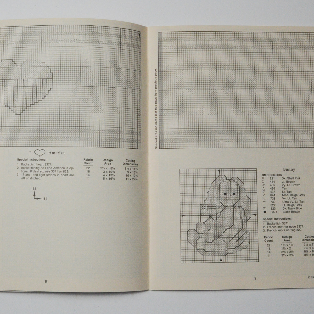 Alma Lynne Designs Star Spangled Country Counted Cross Stitch Booklet – Make & Mend