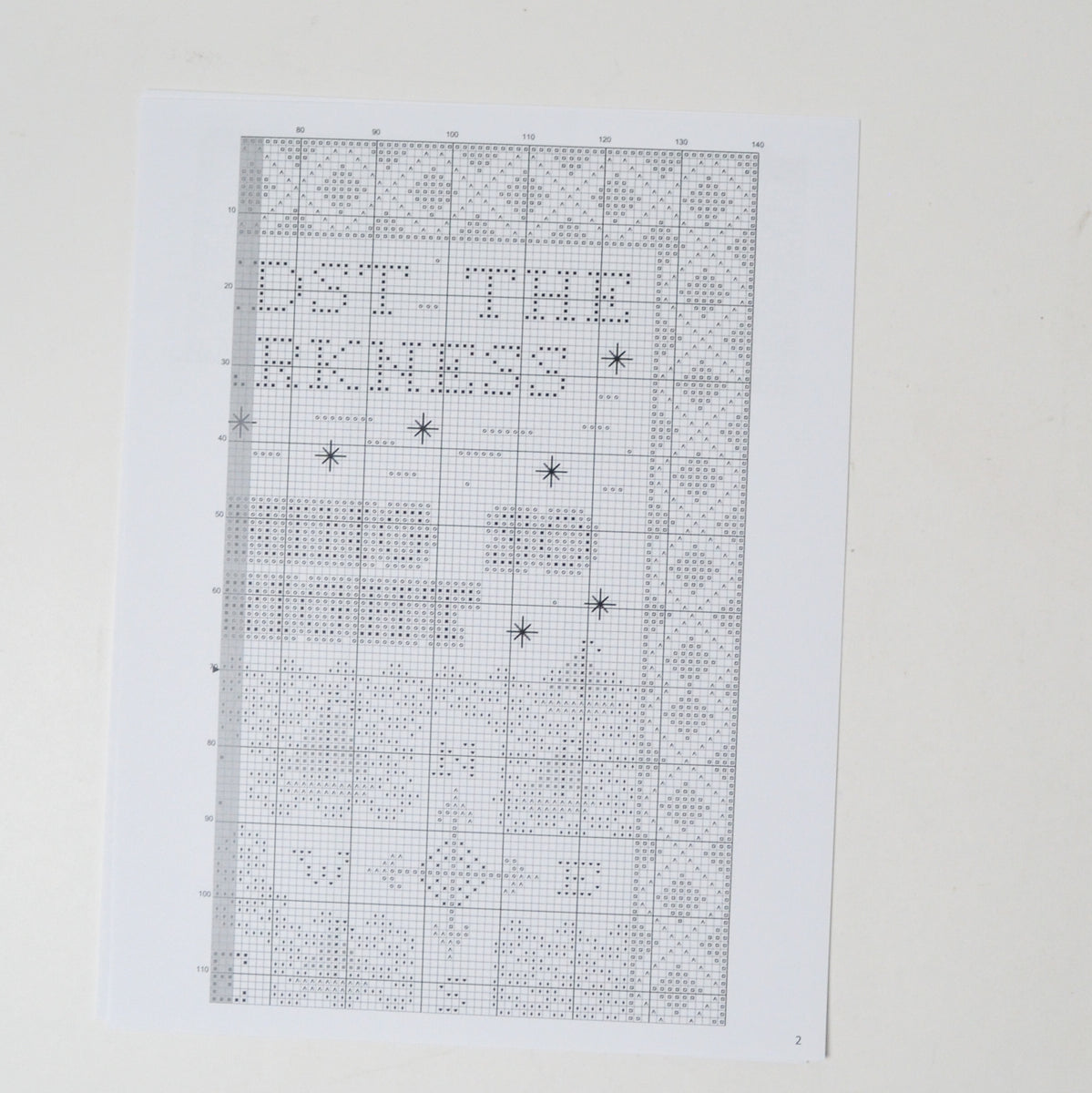 Stitchy Prose A Beacon of Hope Counted Cross Stitch Pattern – Make & Mend