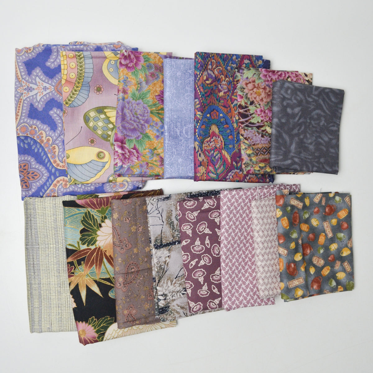 Dark Patterned Quilting Weight Woven Fabric Bundle – Make & Mend