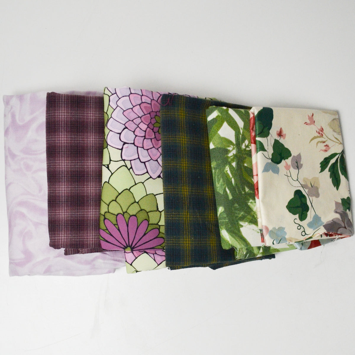 Patterned Mixed Weight Woven Fabric Bundle – Make & Mend