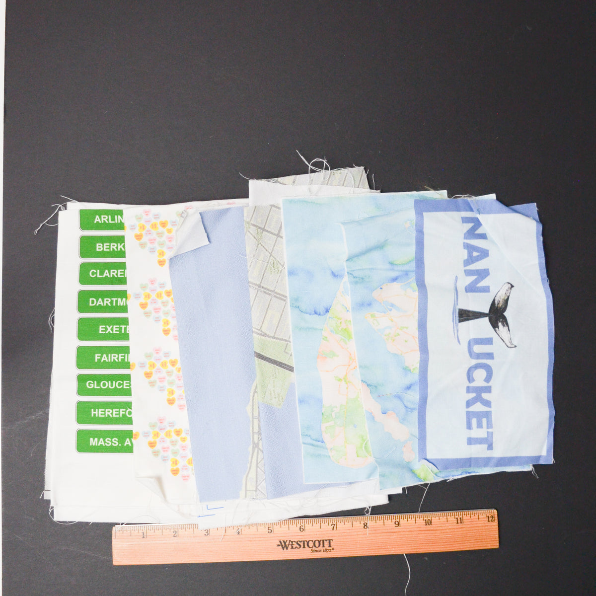 Massachusetts + Valentines Print Fabric Bundle – Make & Mend