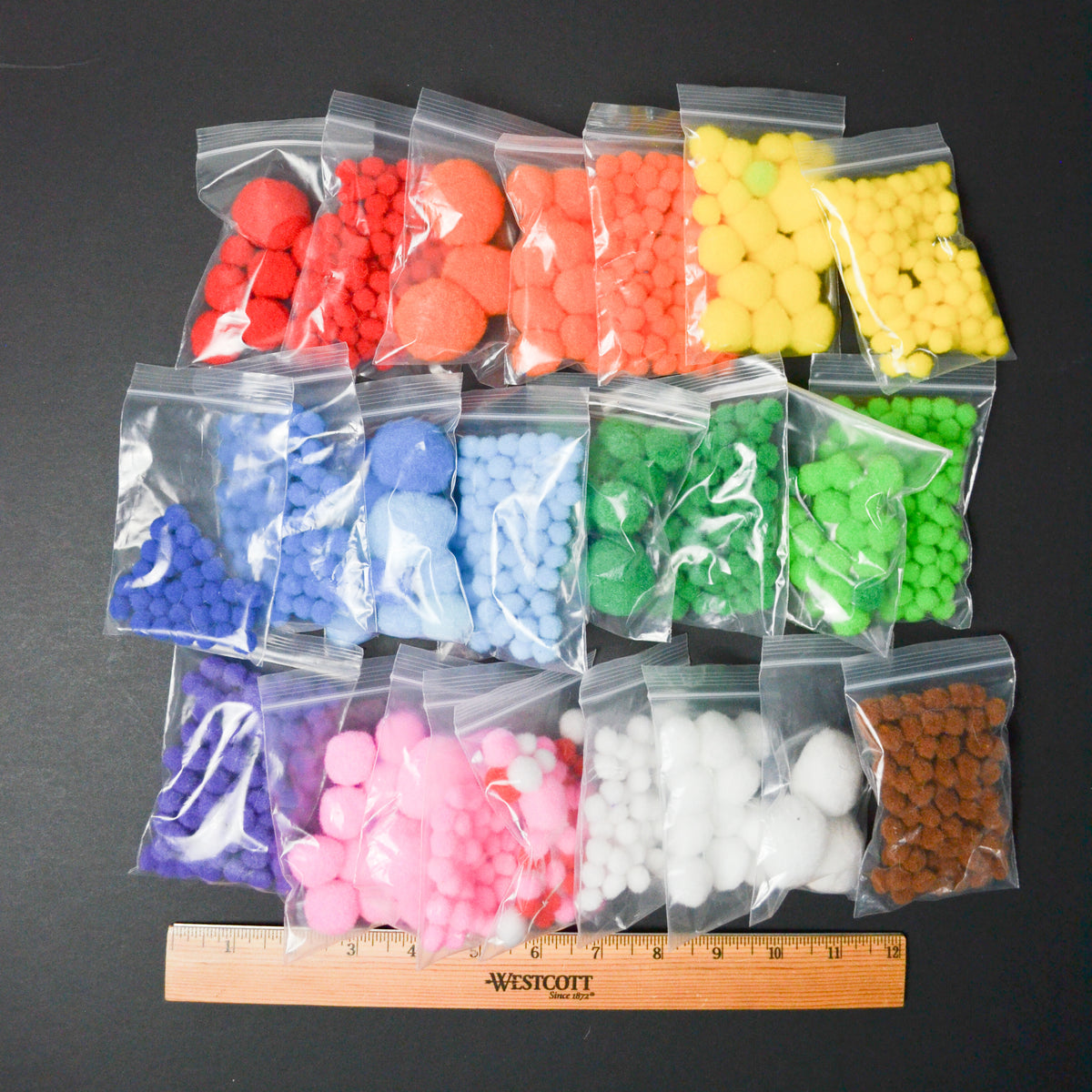 Rainbow Pom Pom Bundle – Make & Mend