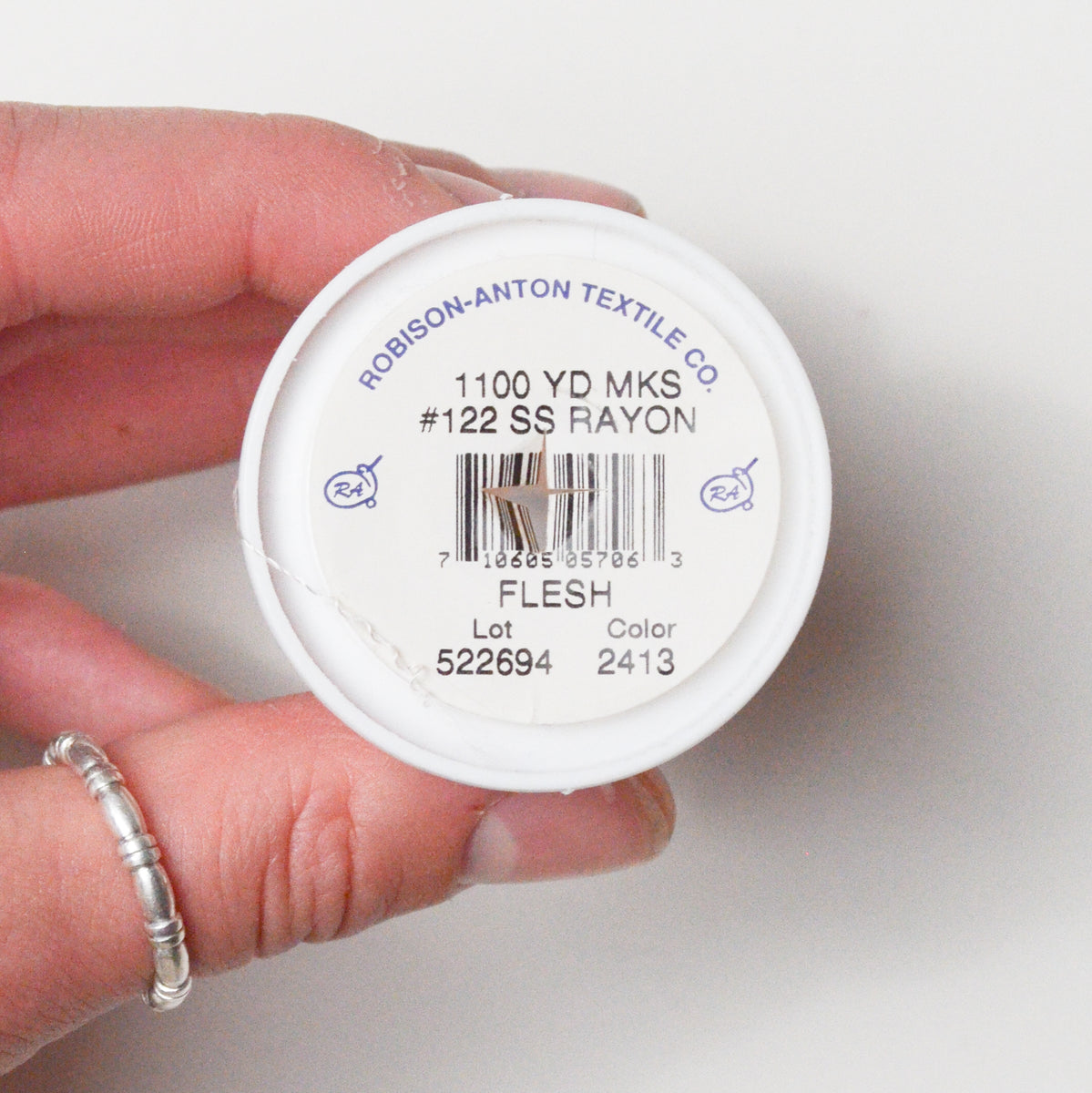 Flesh Pink 2413 Robison-Anton Rayon 40 wt. Machine Embroidery Thread - – Make & Mend