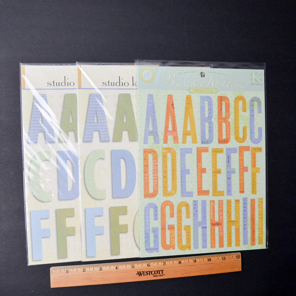 Capital Alphabet Sticker Bundle – Make & Mend