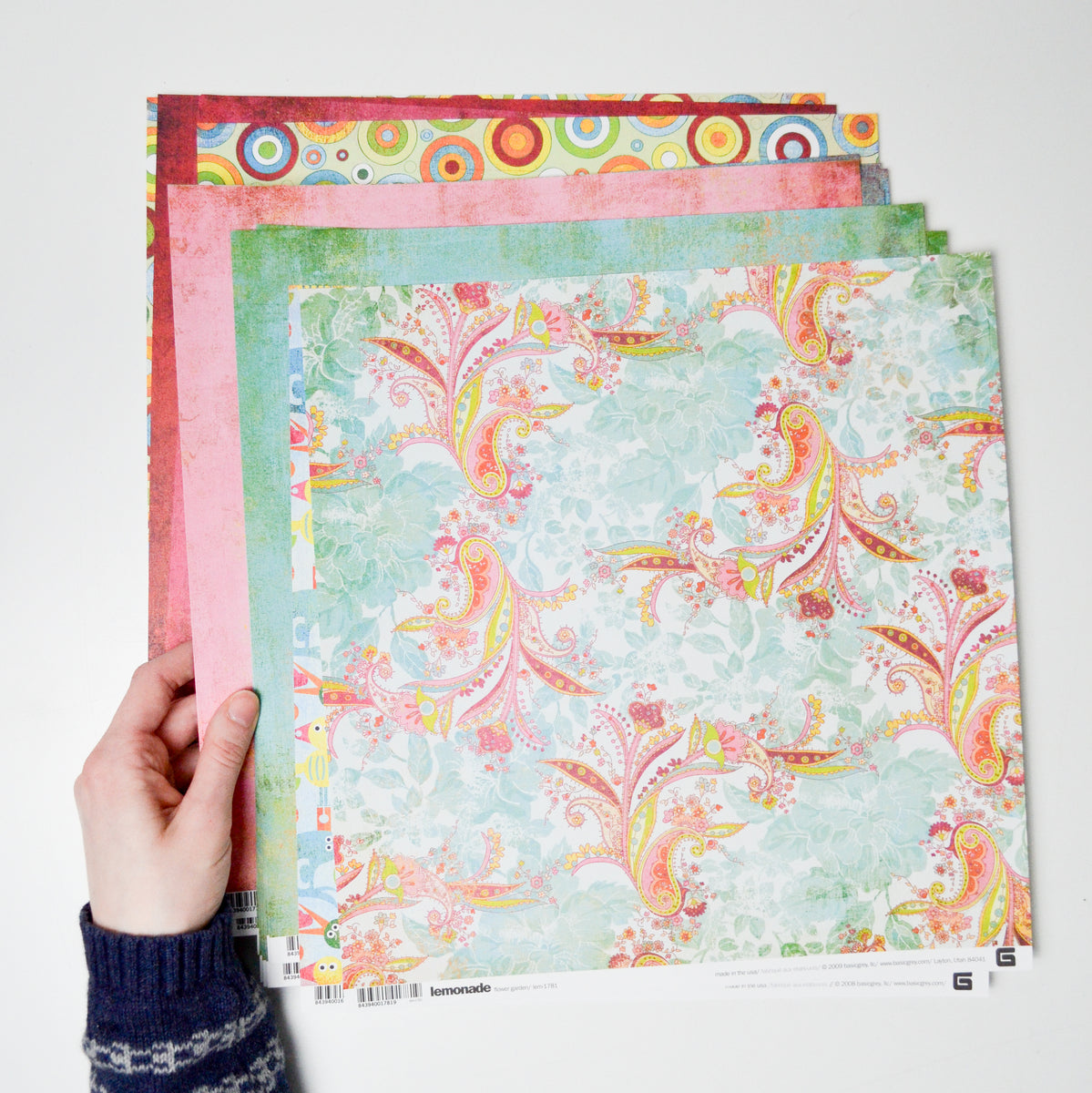 Colorful Scrapbooking Paper Bundle – Make & Mend
