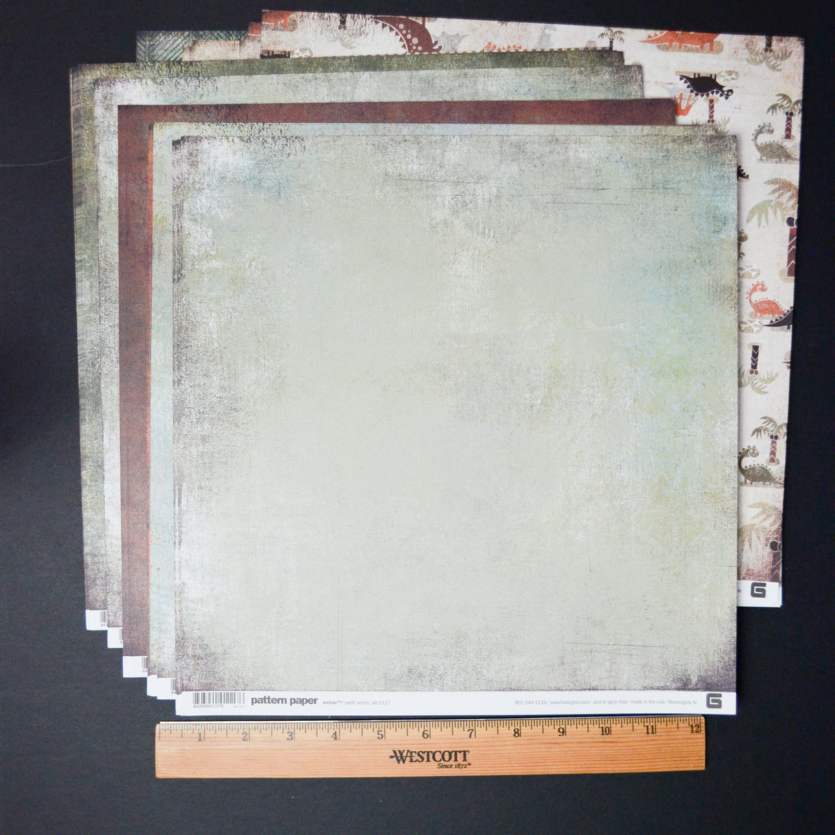 Dinosaur Scrapbook Paper Bundle – Make & Mend