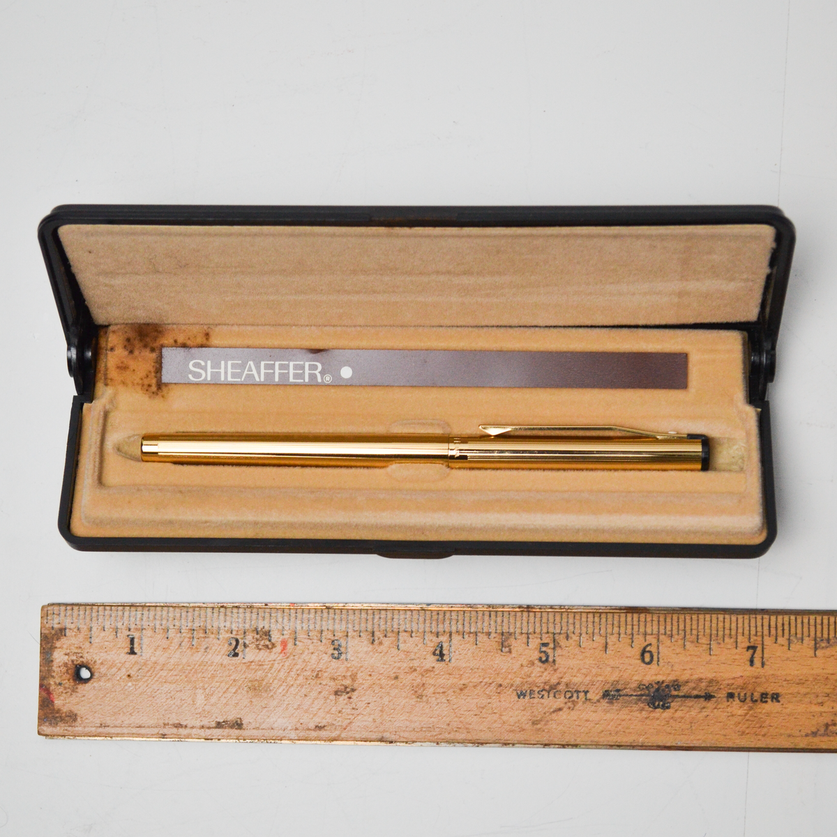 Sheaffer Gold TRZ 70 Electroplated Fountain Pen with Lined Box – Make ...