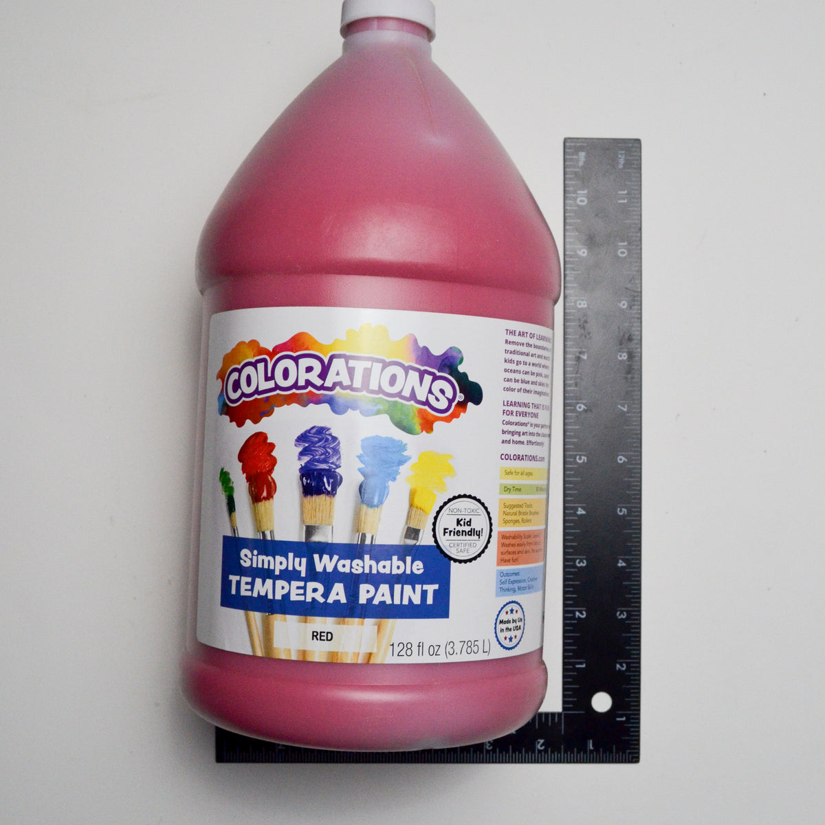 Red Colorations Tempera Paint - 1 Gallon Jug – Make & Mend