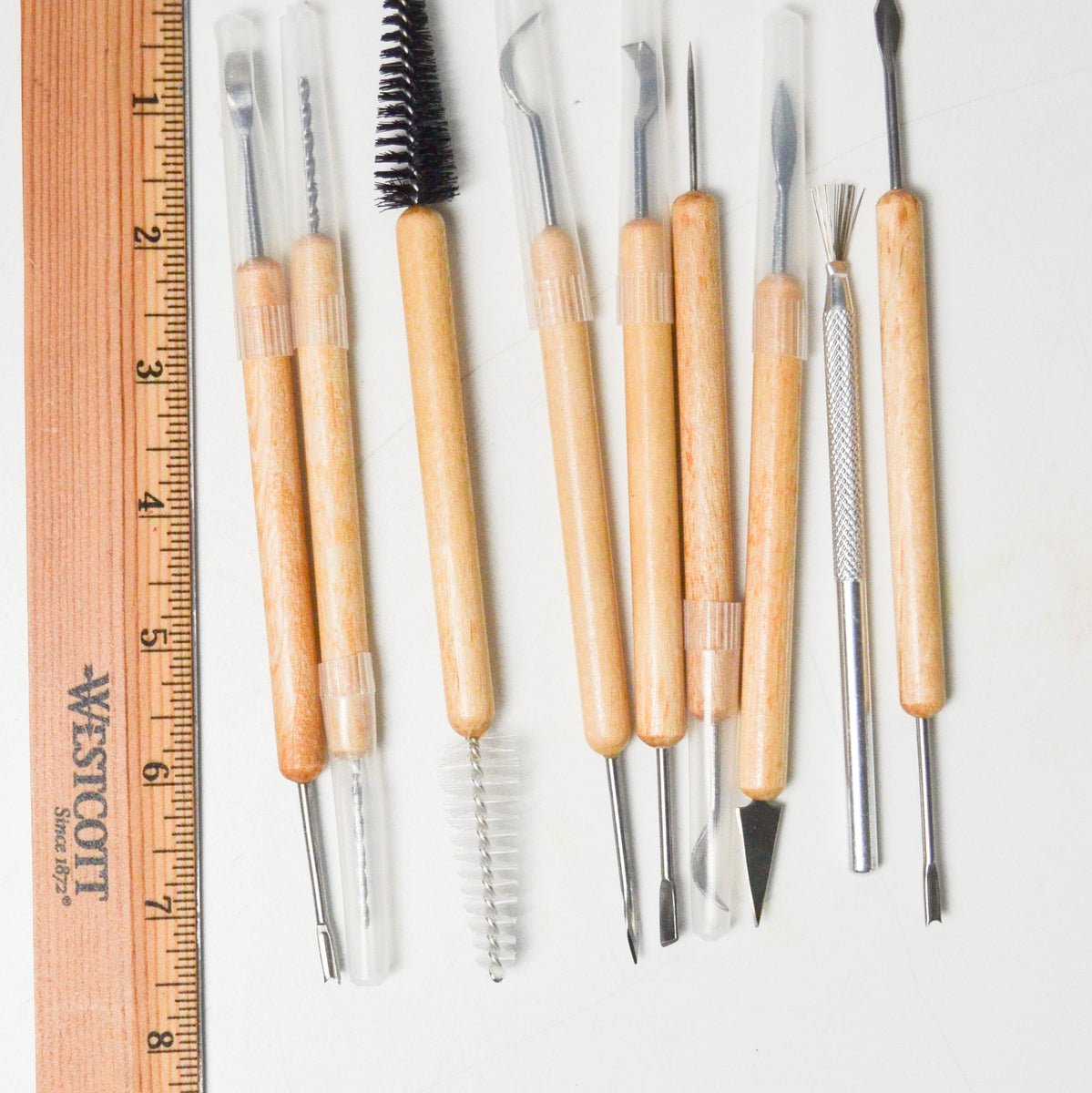 Wood Handle Clay Texture Tools – Make & Mend