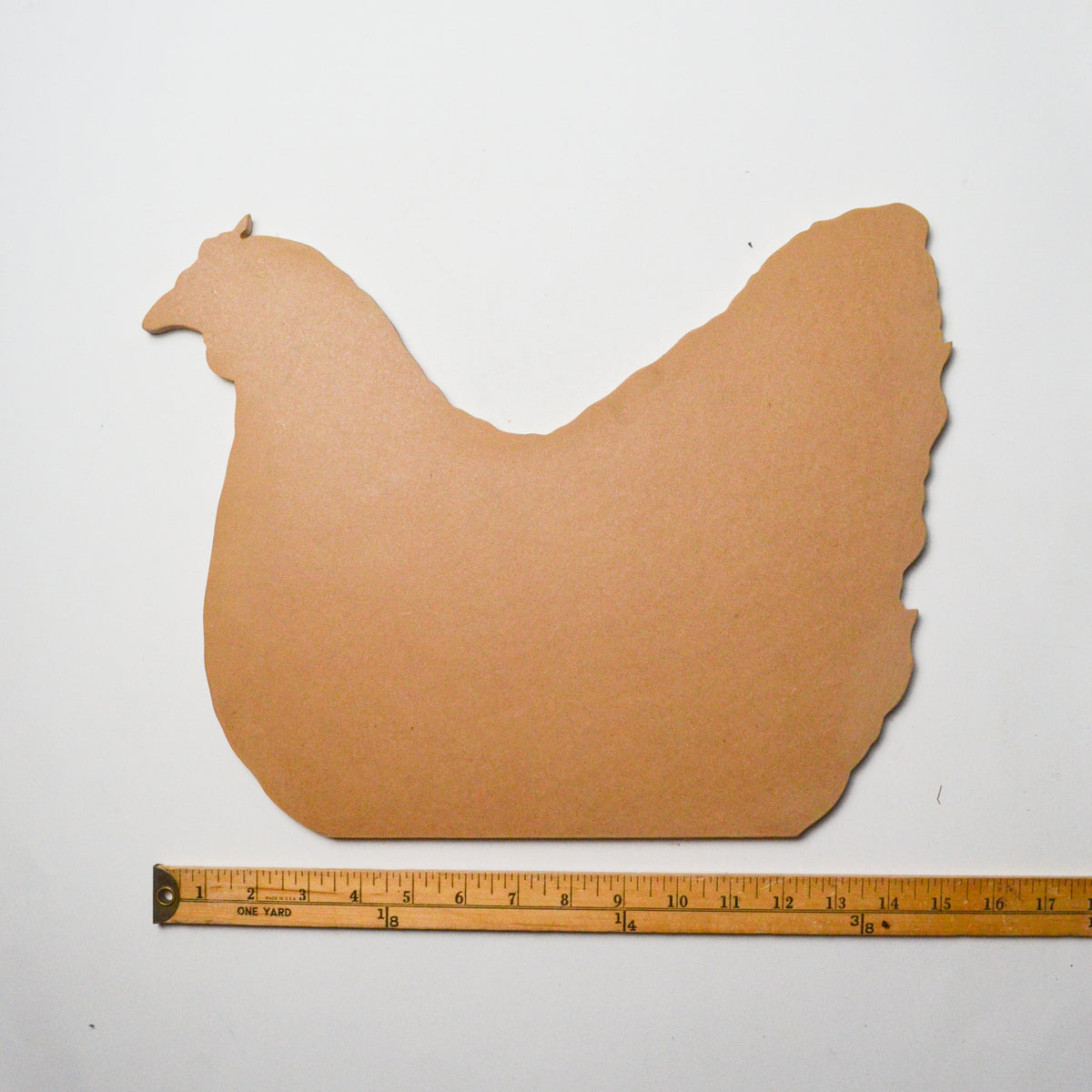 Wooden Chicken Cutout – Make & Mend