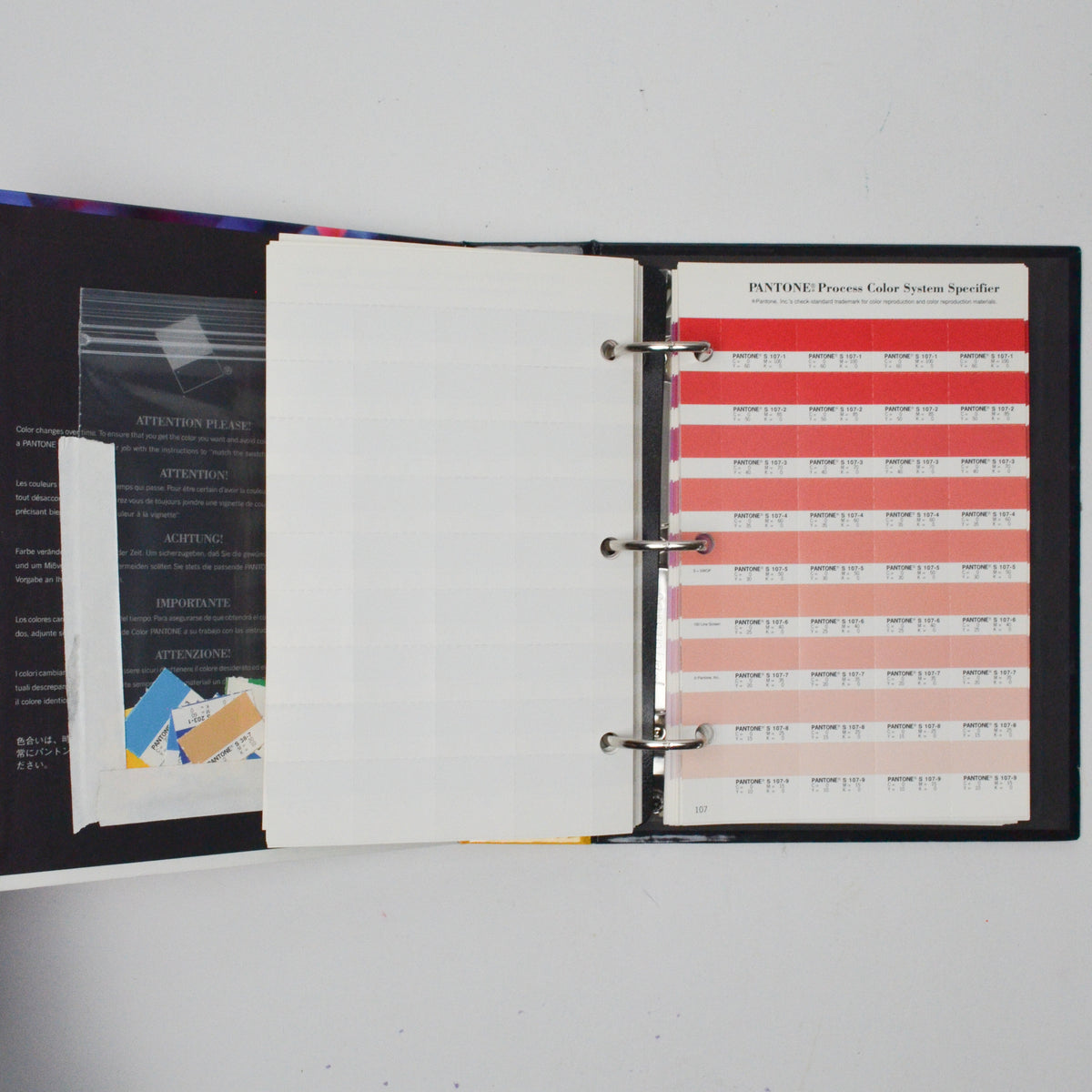 Pantone Process Chips - Set of 2 Binders – Make & Mend