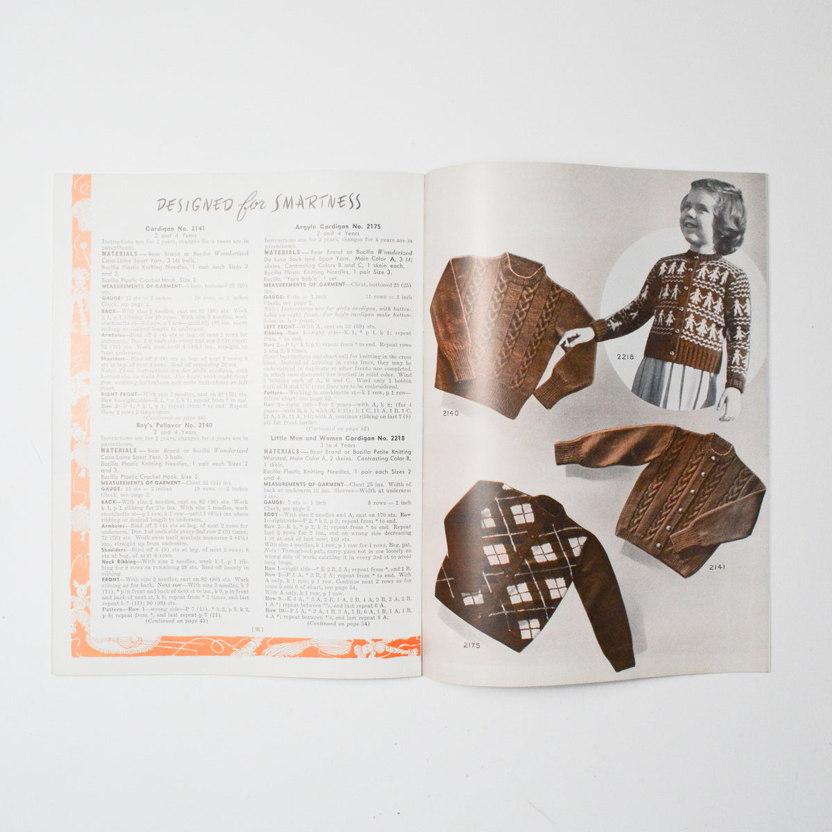 Bear Brand Baby Book Vol. 339 Knitting Pattern Booklet – Make & Mend