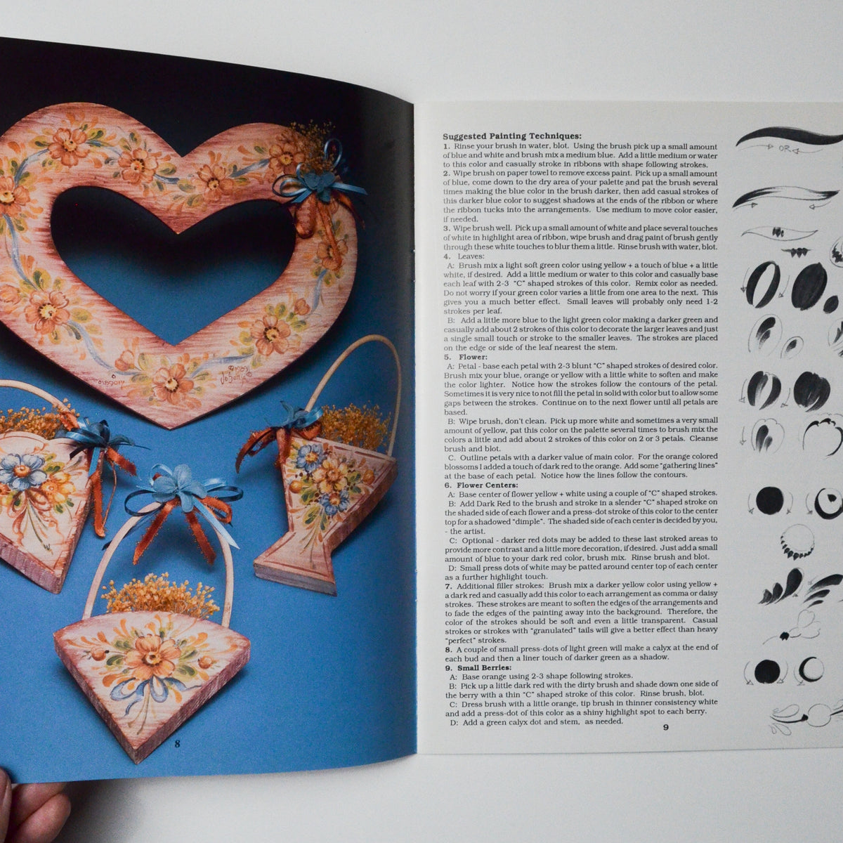 Brush Strokes by Jo Sonja Decorative Painting Booklet – Make & Mend