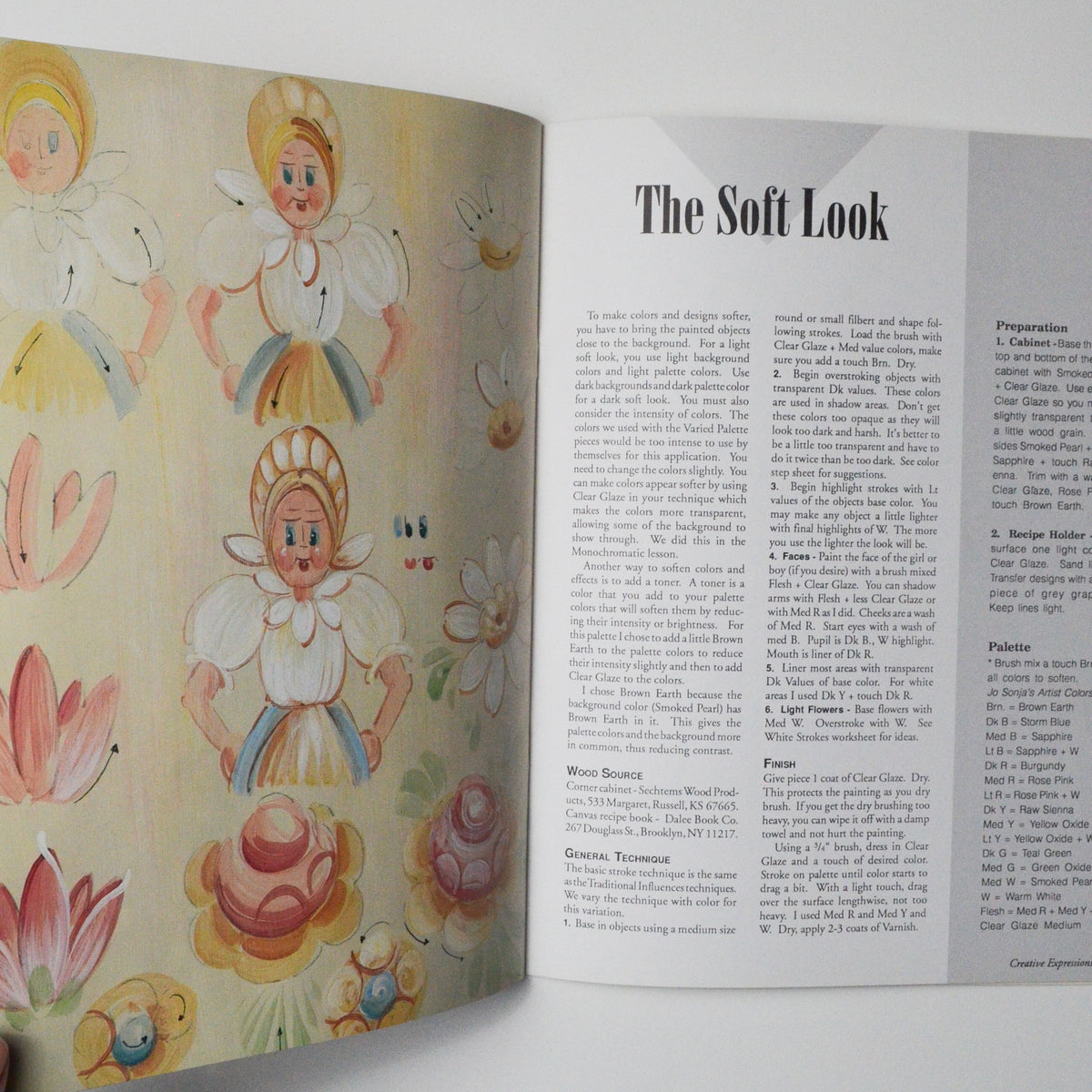 Creative Expressions by Jo Sonja Decorative Painting Book – Make & Mend