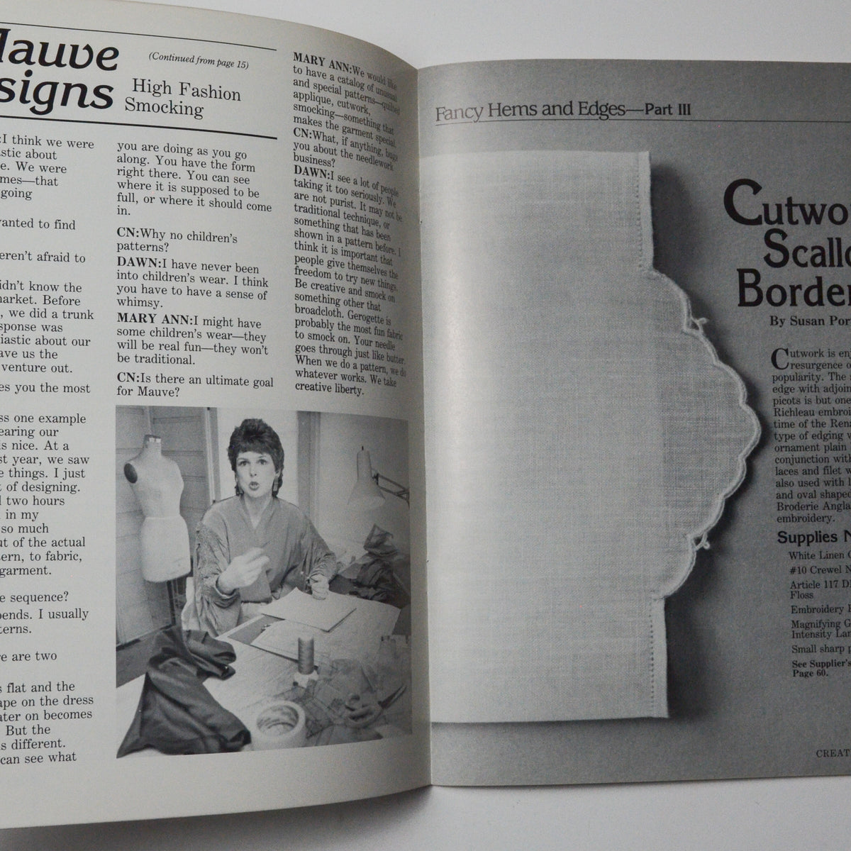 Creative Needle Magazine July/August 1986 – Make & Mend