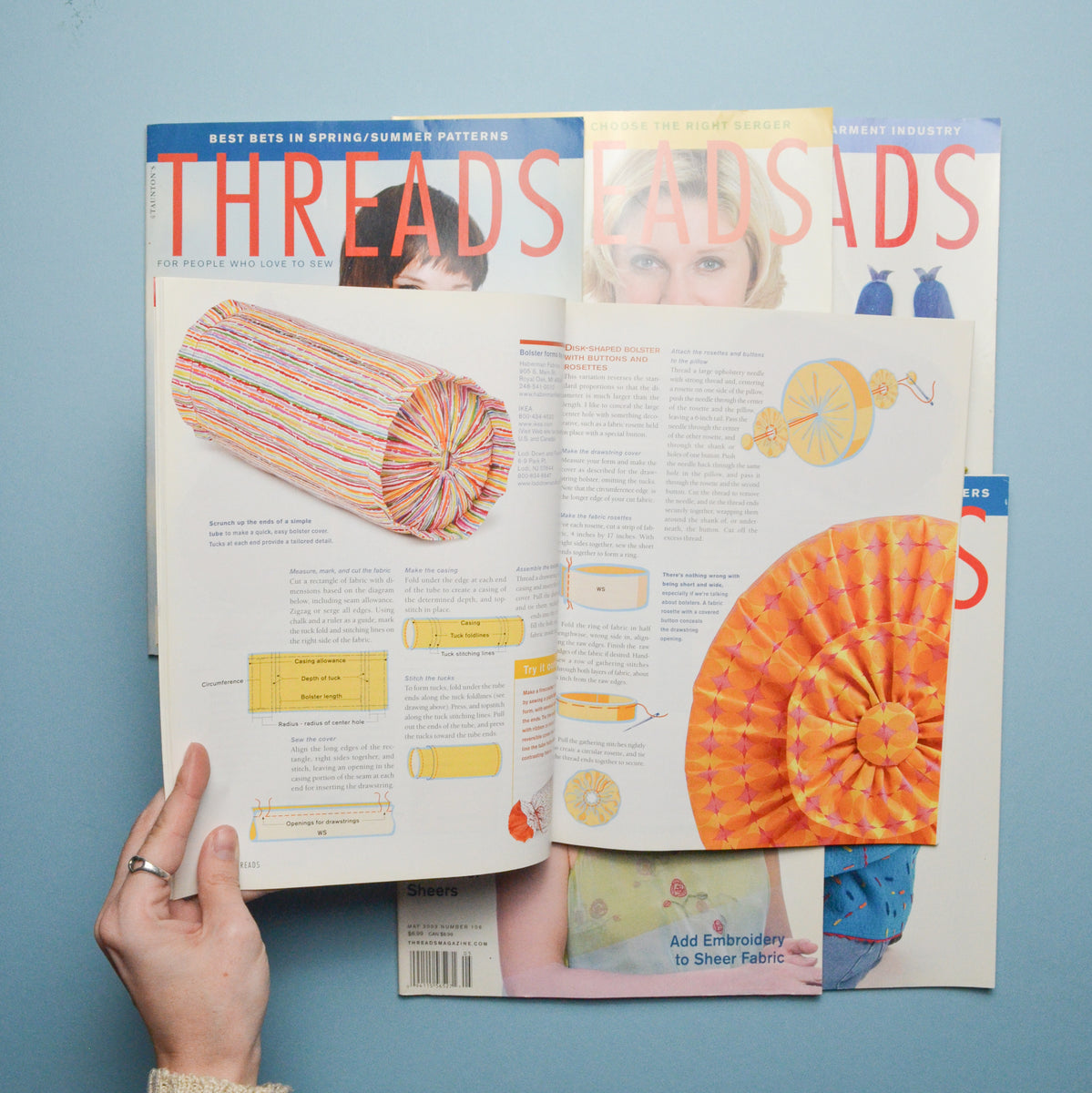 Threads Magazine, 2003 - 6 Issues #104-109 – Make & Mend