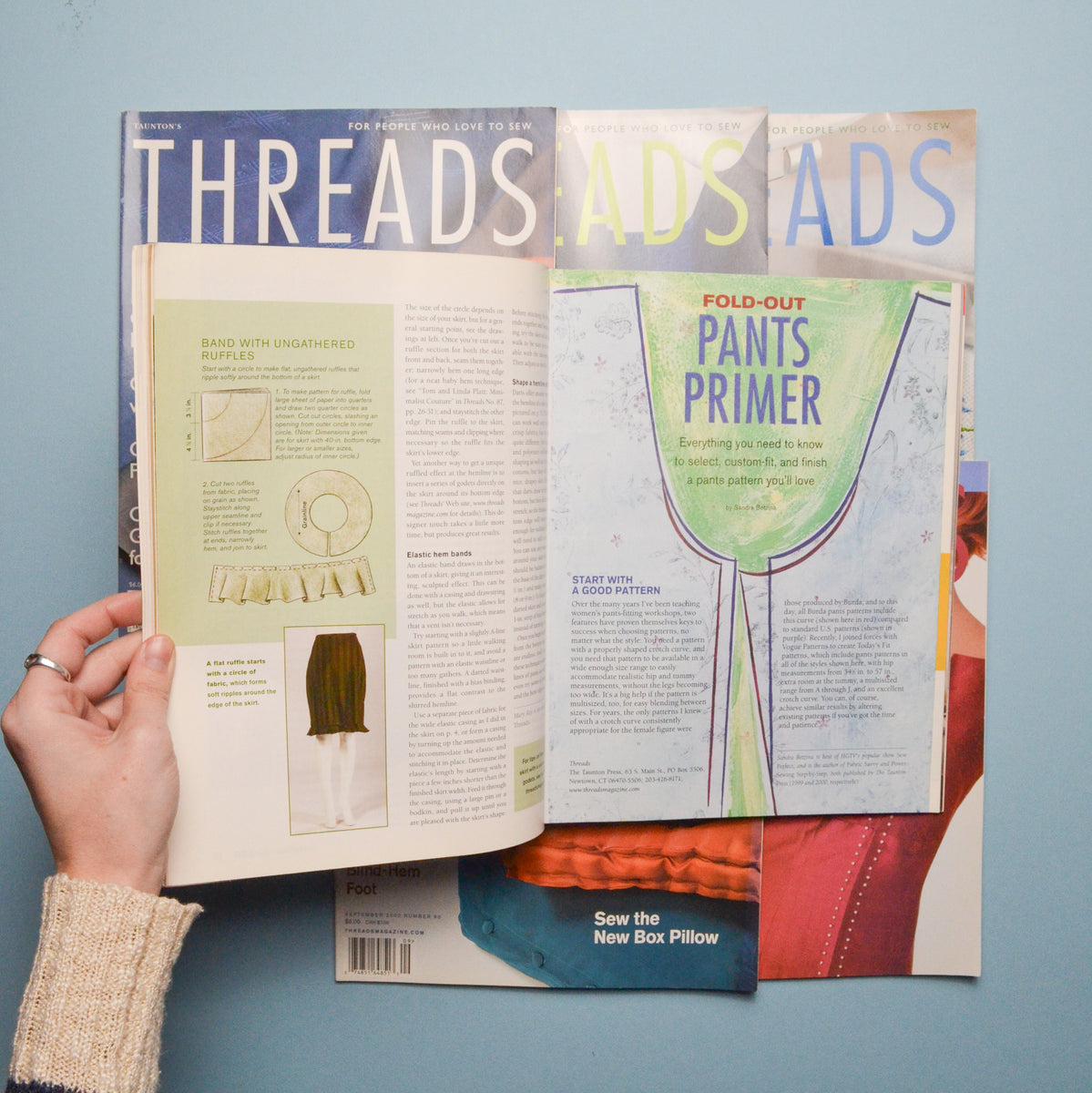 Threads Magazine, 2000 - 6 Issues #86-91 – Make & Mend