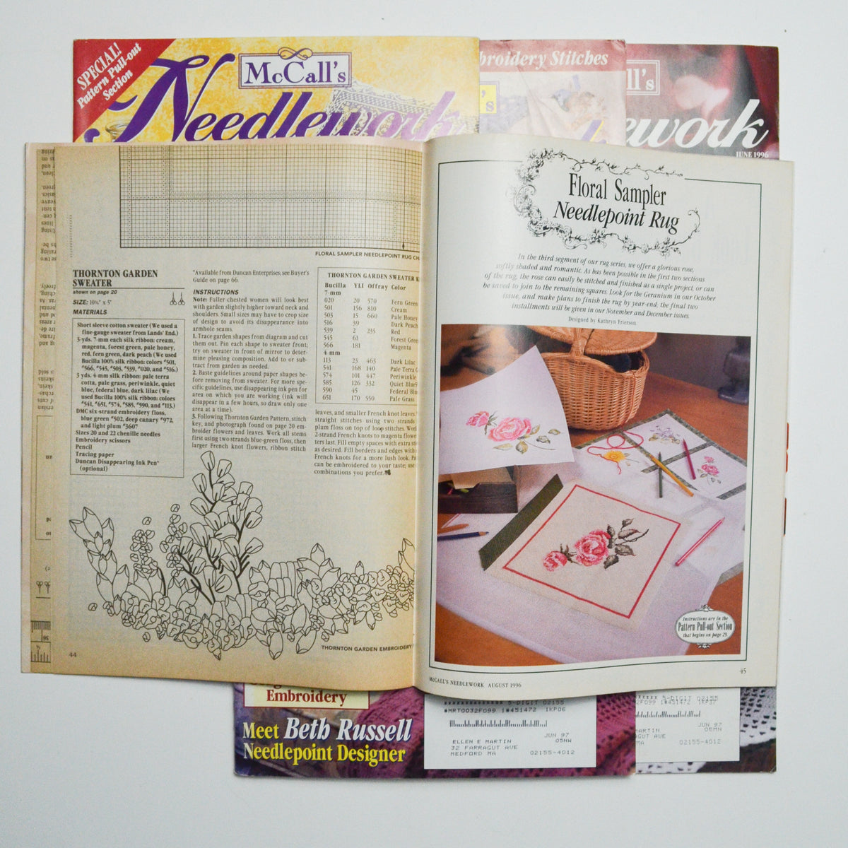 McCall's Needlework Magazine, 1996 - 6 Issues – Make & Mend