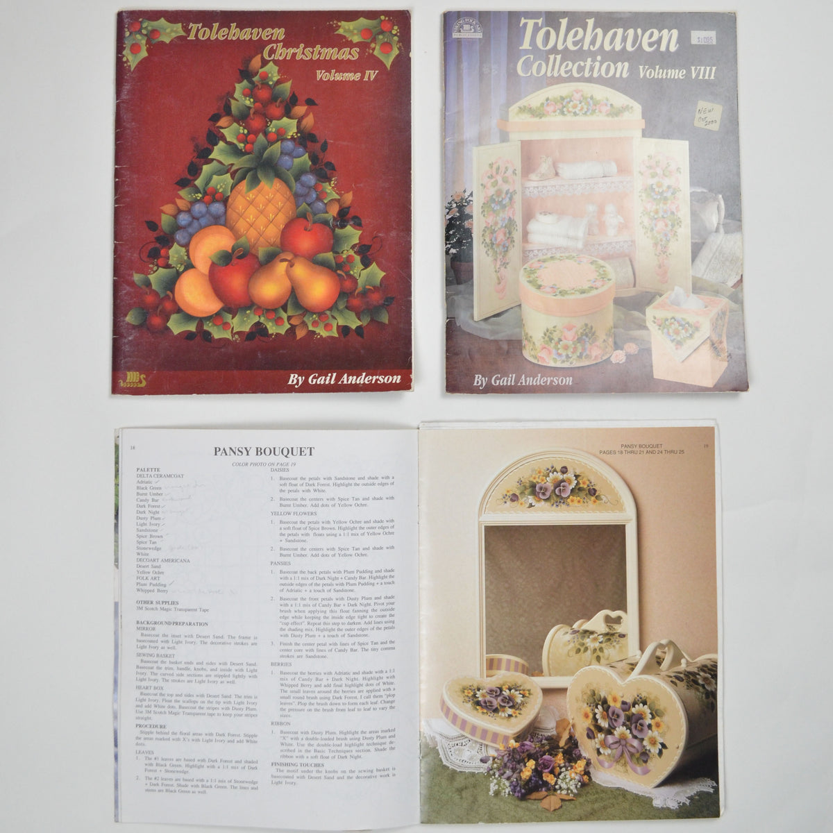 Tolehaven Collection Tole Painting Booklets - Set of 3 – Make & Mend