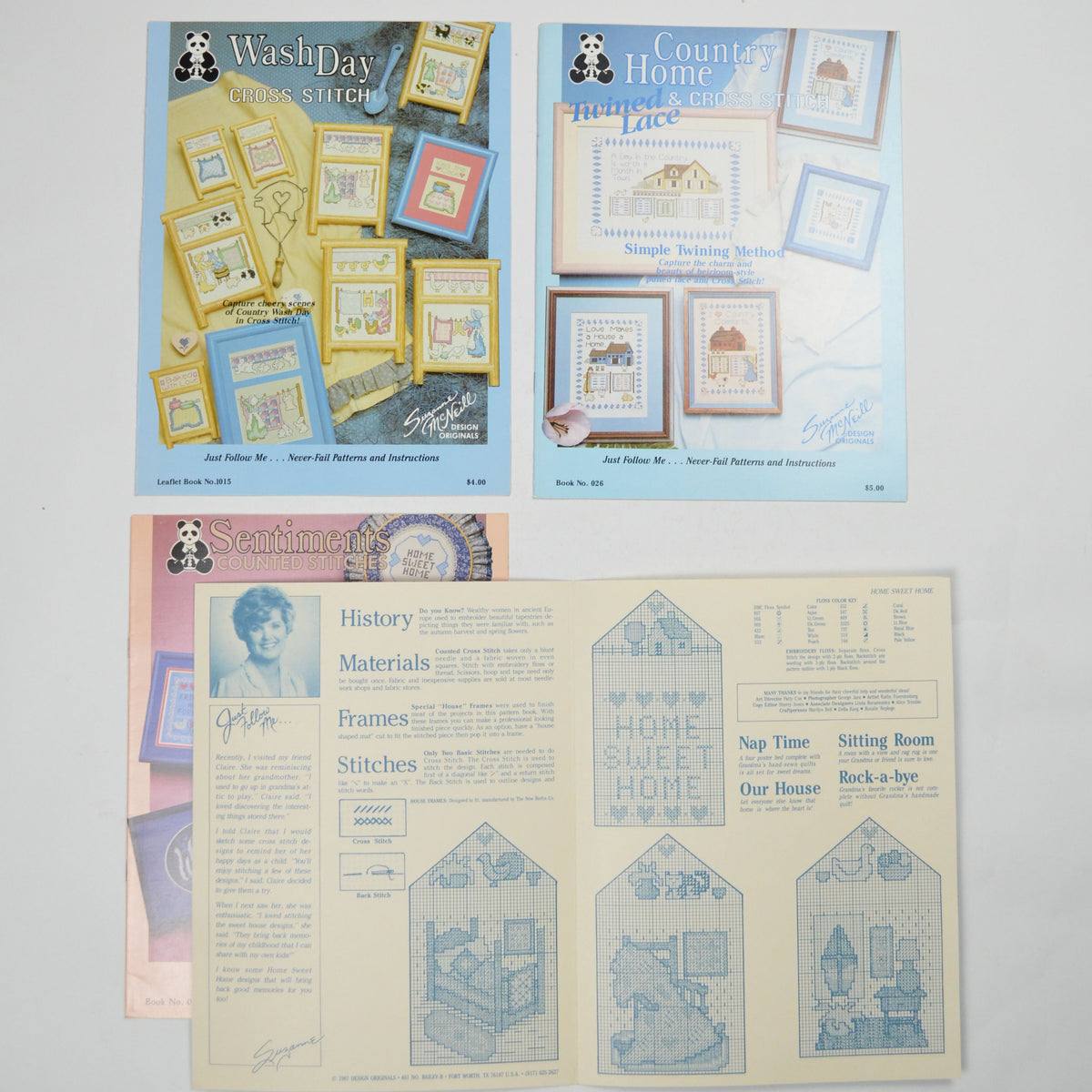 Design Originals Cross Stitch Pattern Booklets - Set of 4 – Make & Mend