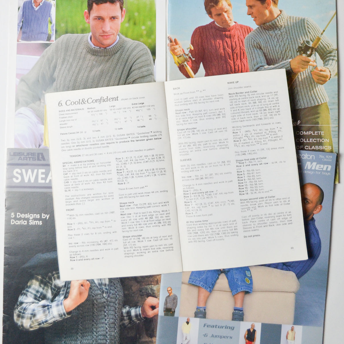Men's Knitting Booklets - Set of 5 – Make & Mend