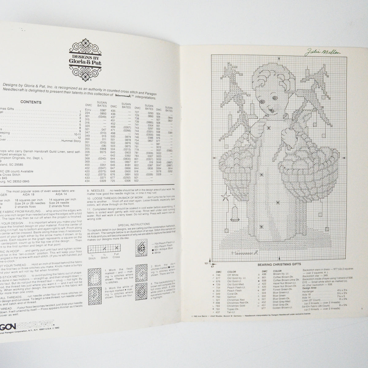 Hummel Christmas Designs in Counted Cross Stitch Booklet – Make & Mend