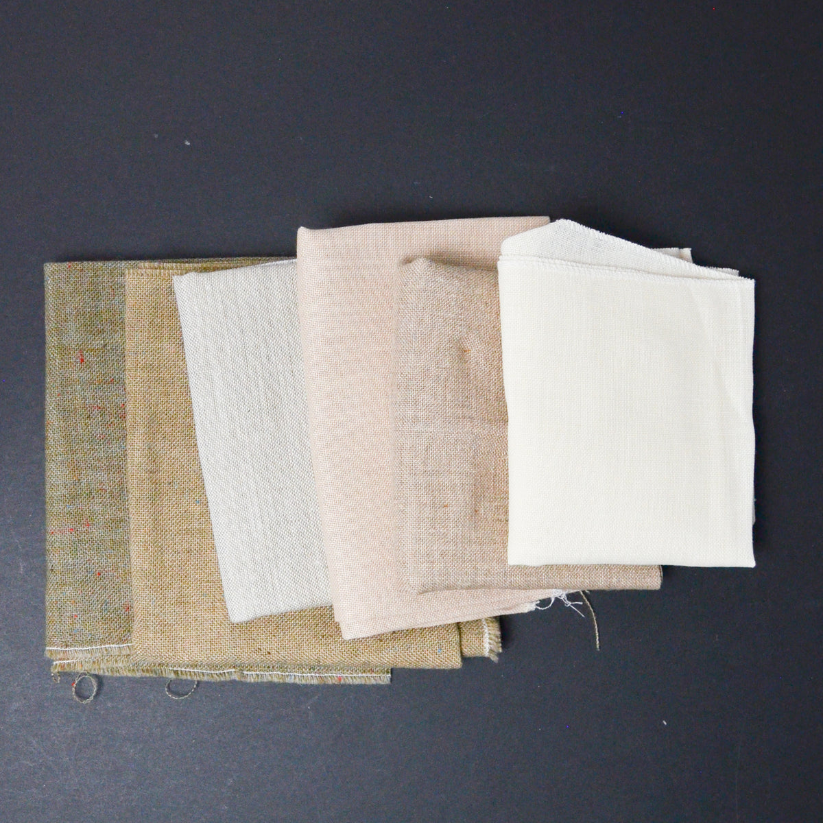 Tweed + Fine Woven Evenweave Needlework Fabric Bundle – Make & Mend