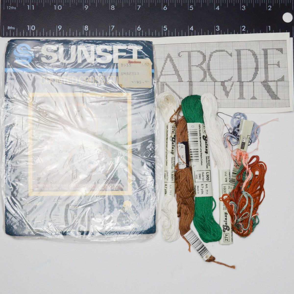 Sunset Welcome Counted Cross Stitch Pattern + Some Floss – Make & Mend