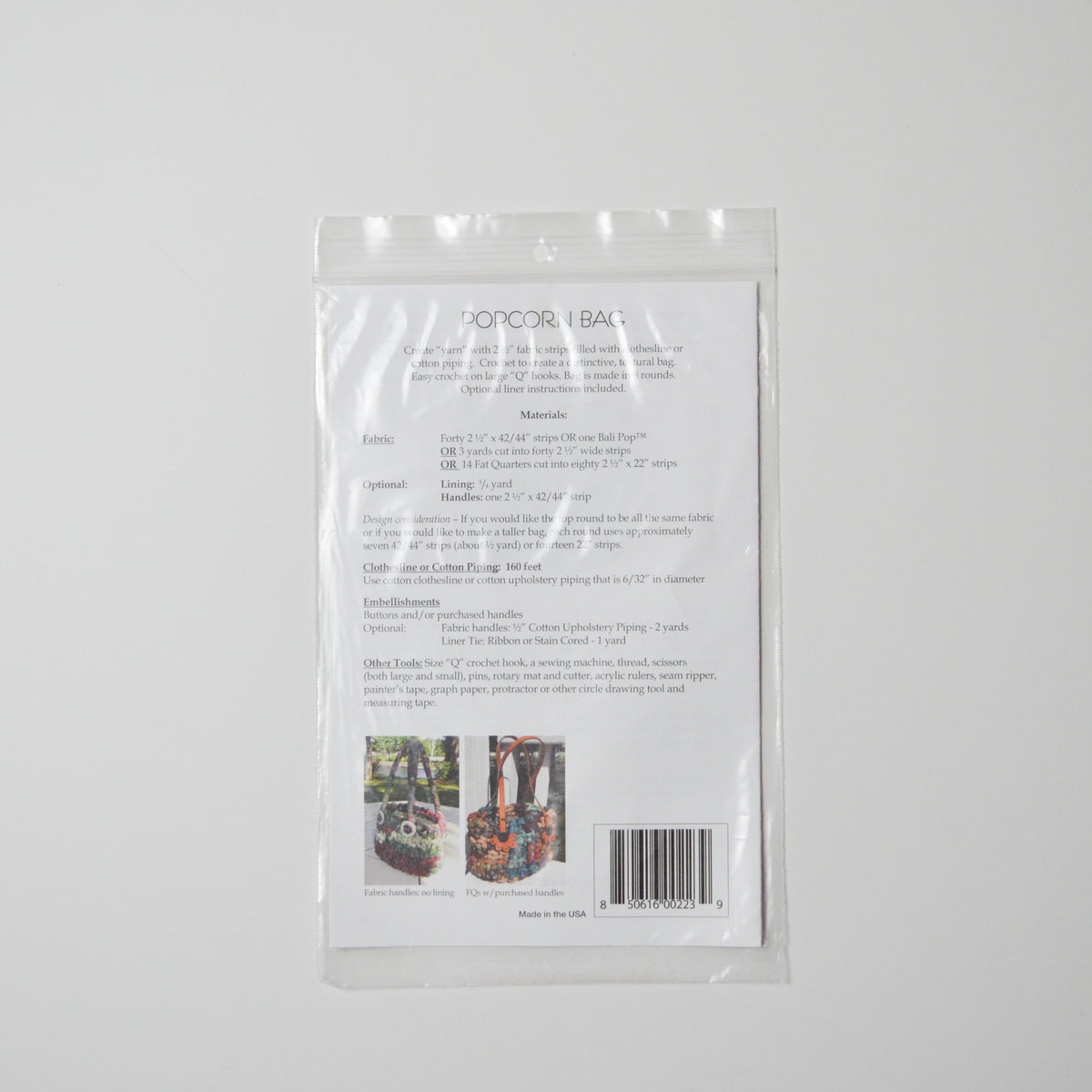 Popcorn Bag Sewing Pattern – Make & Mend