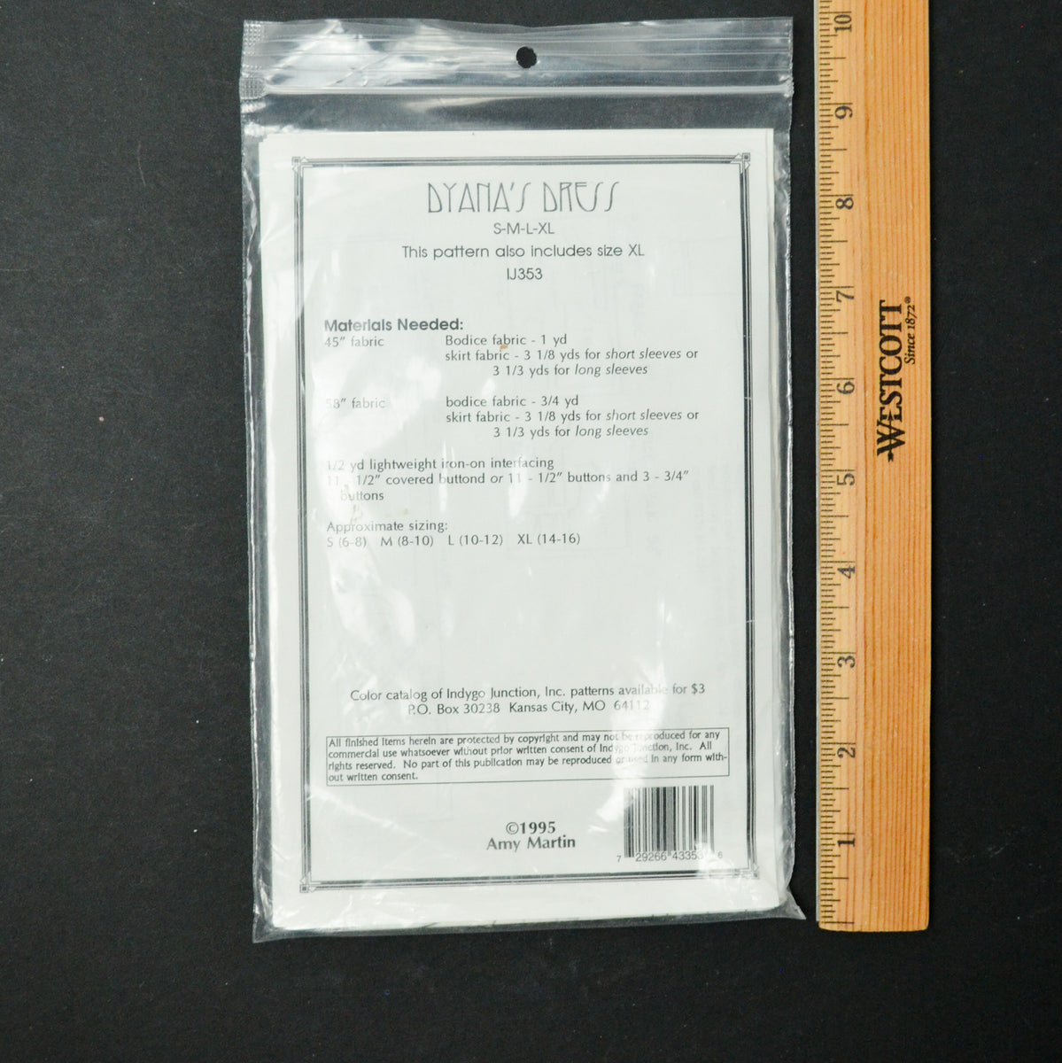 Indygo Junction, Inc Dyana's Dress Sewing Pattern - (S-L) – Make & Mend