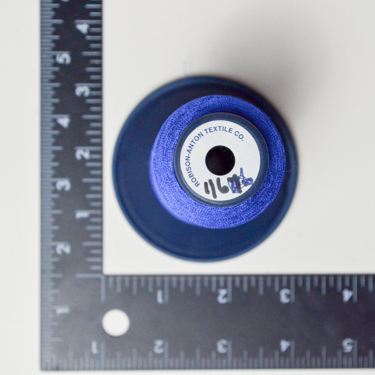 Fire Blue 2435 Robison-Anton Rayon 40 wt. Thread - Partial 5500 Yd Spo ...