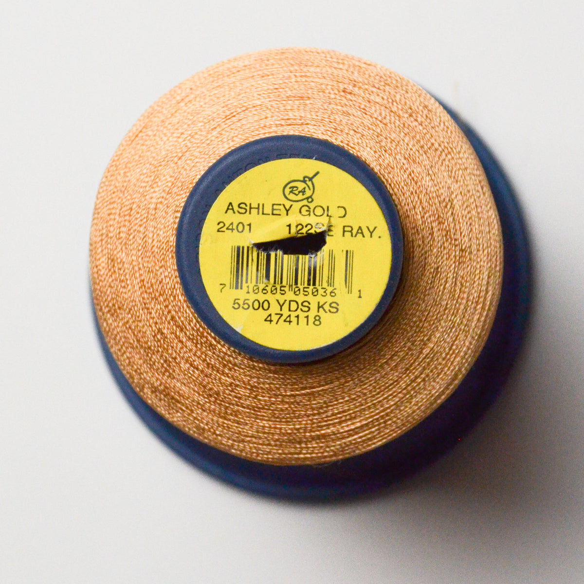 Ashley Gold 2401 Robison-Anton Rayon 40 wt. Machine Embroidery Thread ...
