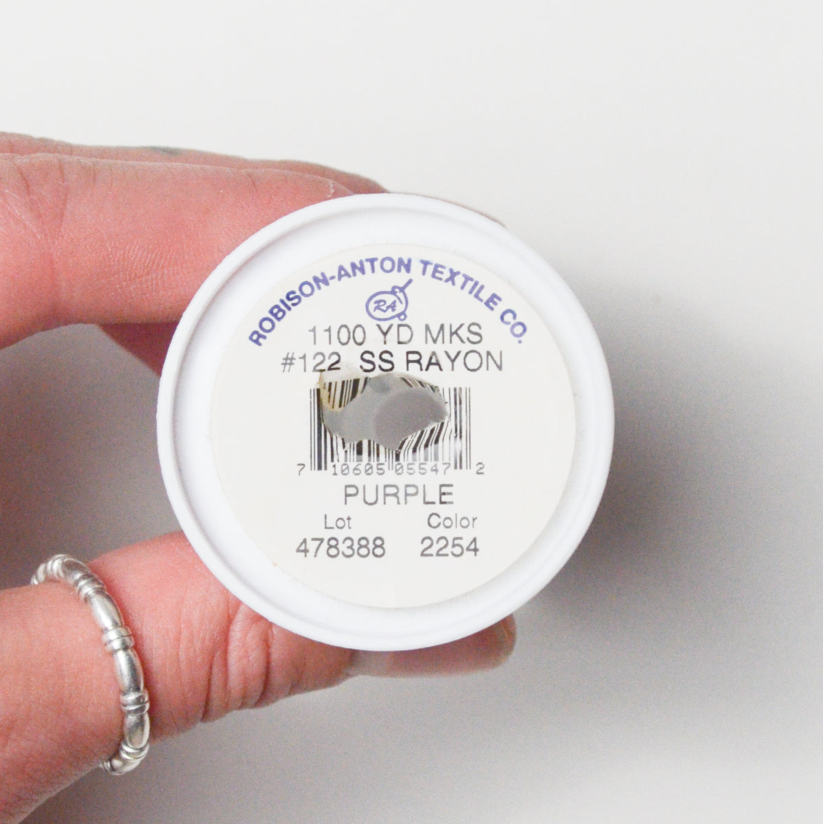 Purple 2254 Robison-Anton Rayon 40 wt. Machine Embroidery Thread - 110 ...