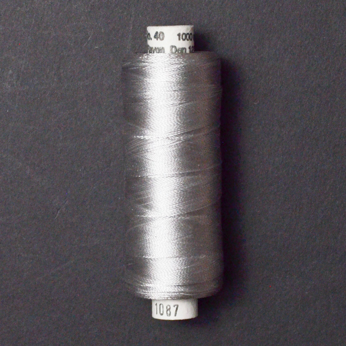 Light Gray 1087 Madeira Rayon 40 wt. Machine Embroidery Thread - 1000m ...