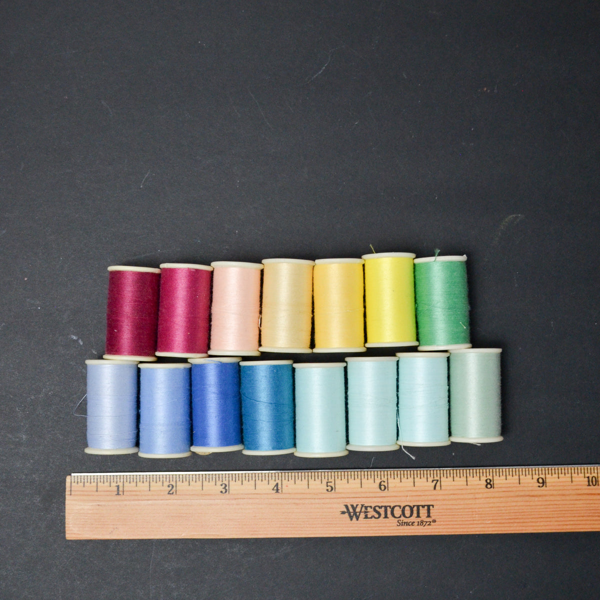 Rainbow Thread Bundle - 15 Spools – Make & Mend
