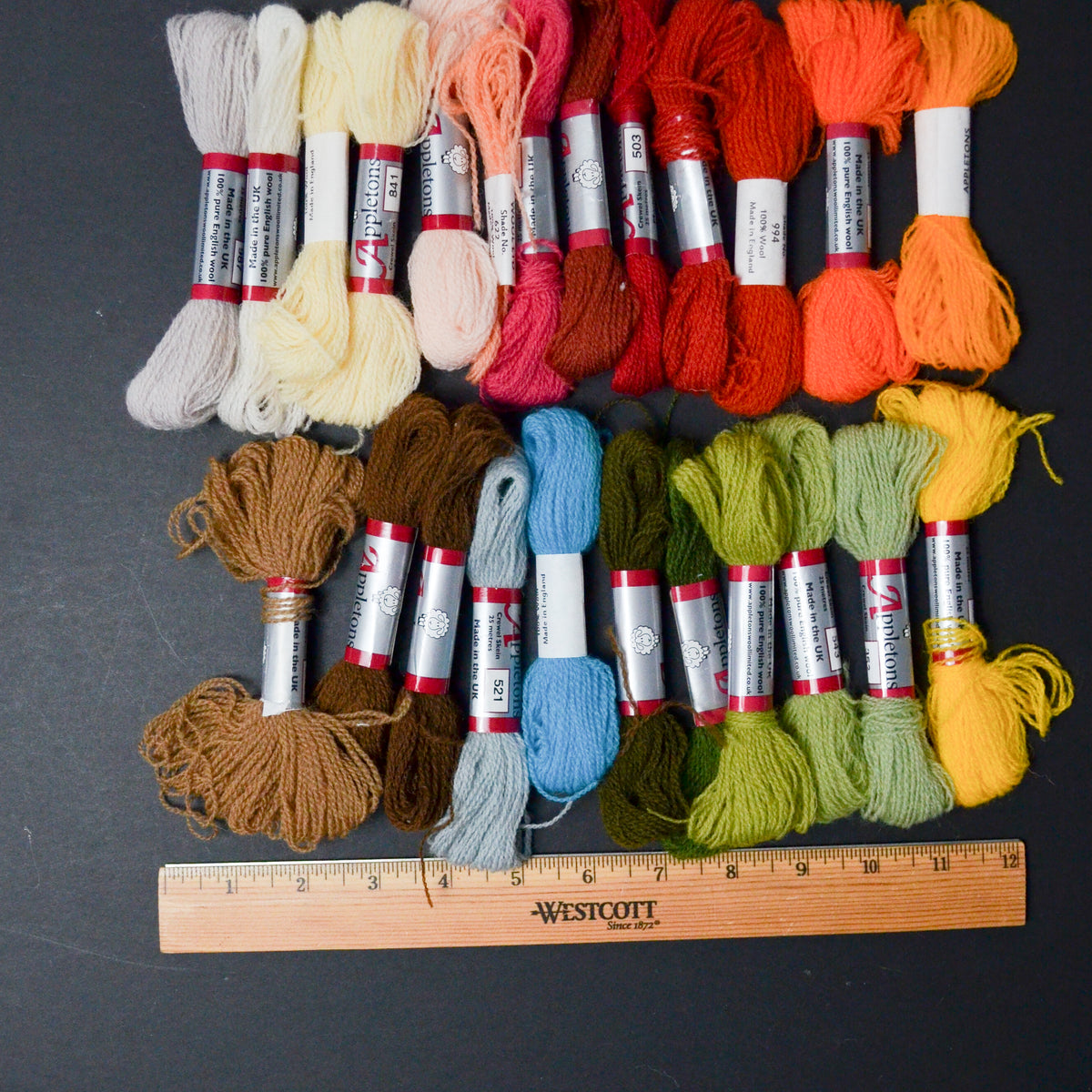 Rainbow Appletons Crewel Wool Bundle – Make & Mend