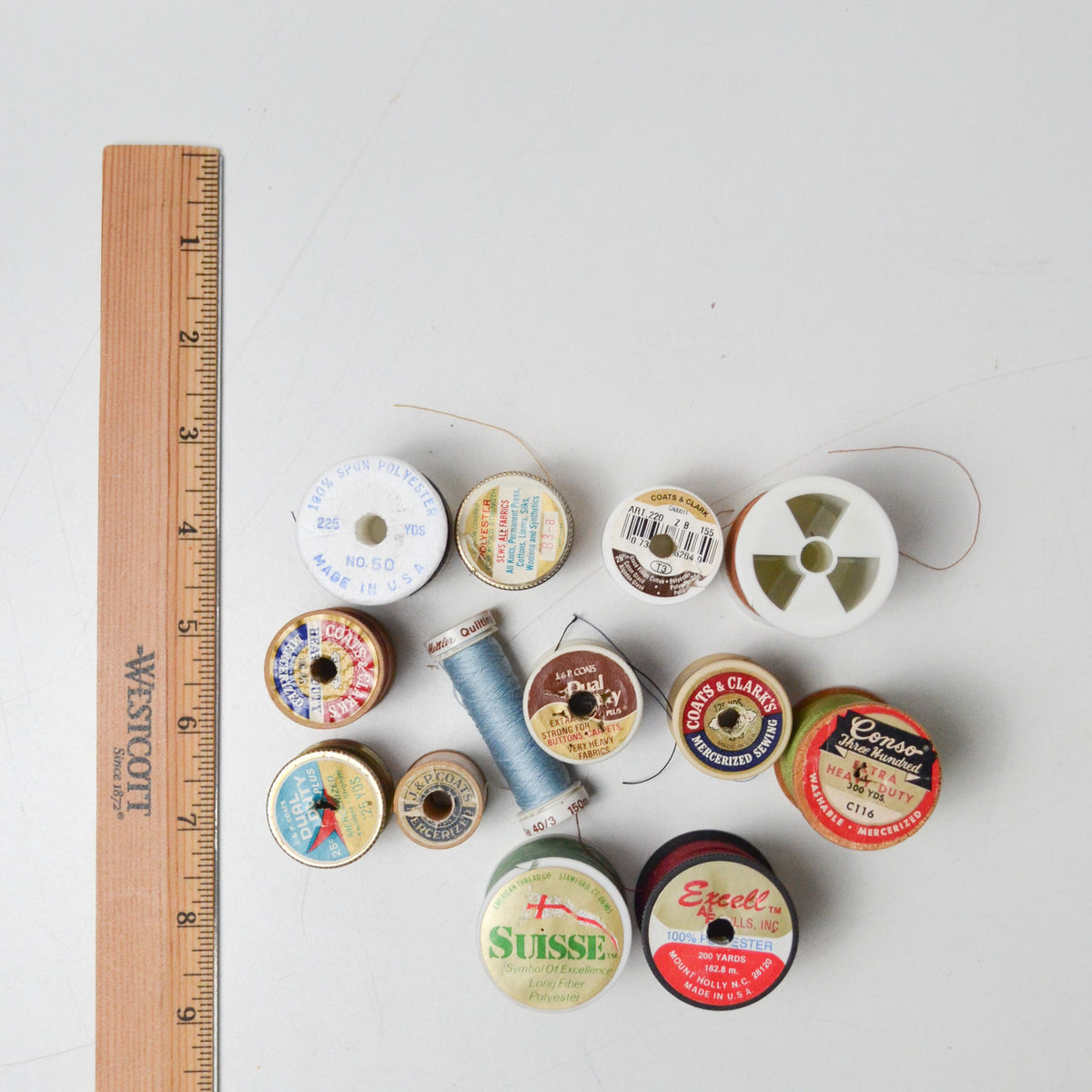 Neutral Thread - 15 Spools – Make & Mend