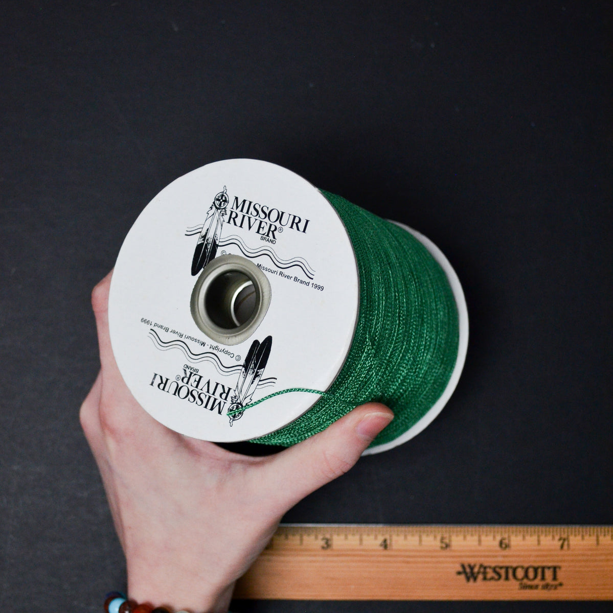 Missouri River Green Fringe Spool – Make & Mend