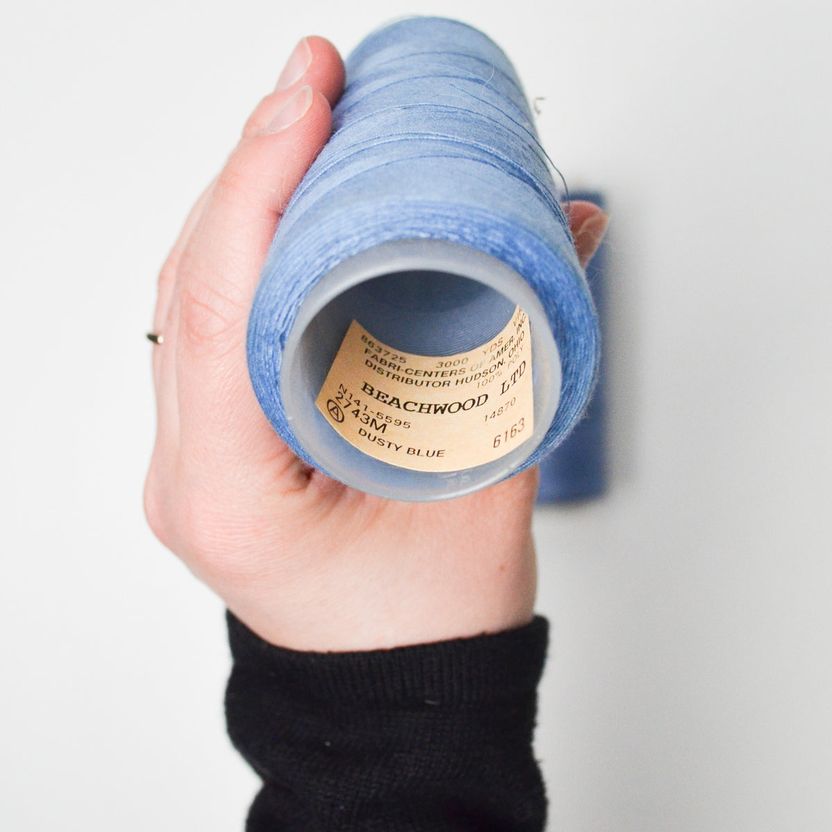Blue Overlock Thread - 3 Cones – Make & Mend