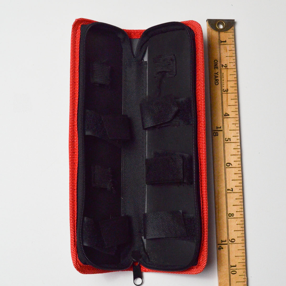 Red + Black Husky Branded Tool Case with Velcro Straps – Make & Mend