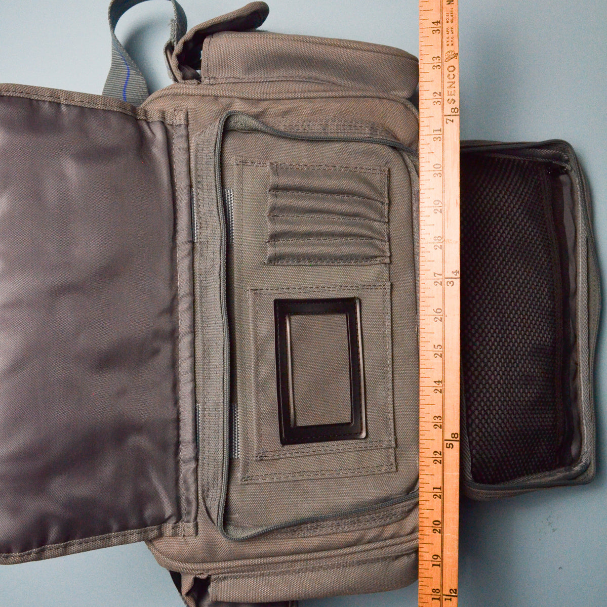 Gray + Blue VCR Camcorder Bag – Make & Mend