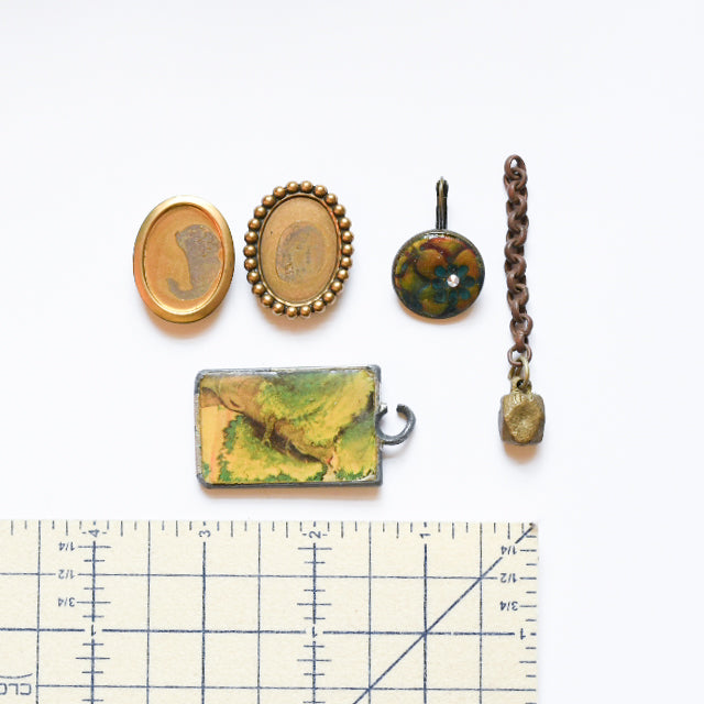Collection of Gold + Enameled Charms – Make & Mend