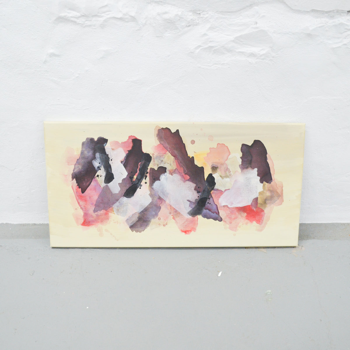 Warm Toned Abstract Painting – Make & Mend