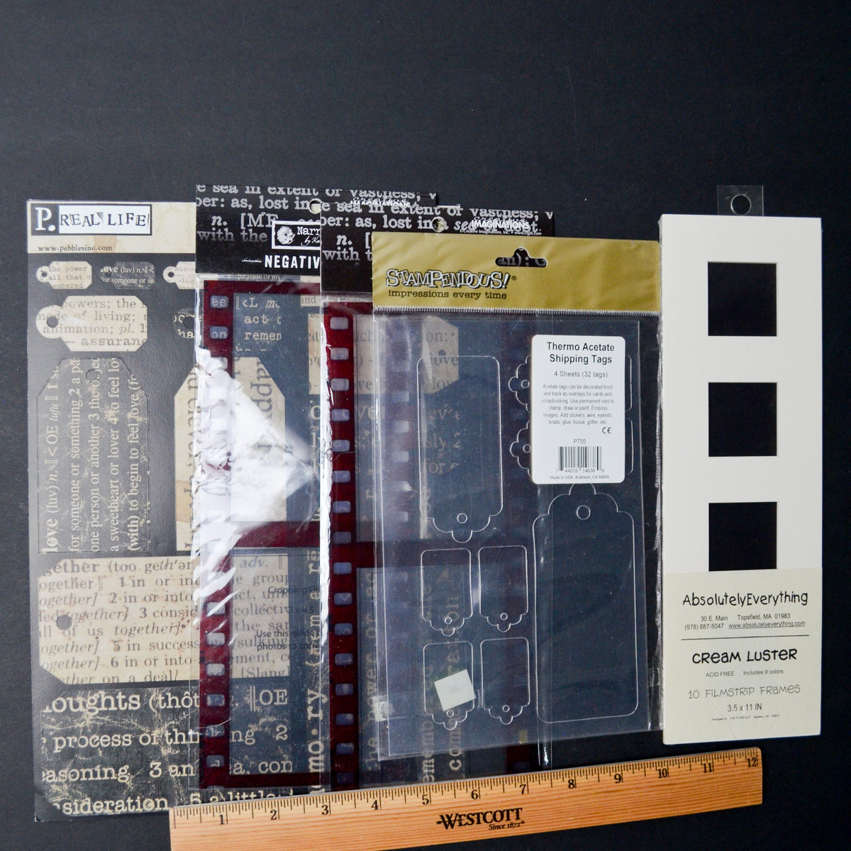 Assorted Printed + Clear Tag Bundle – Make & Mend