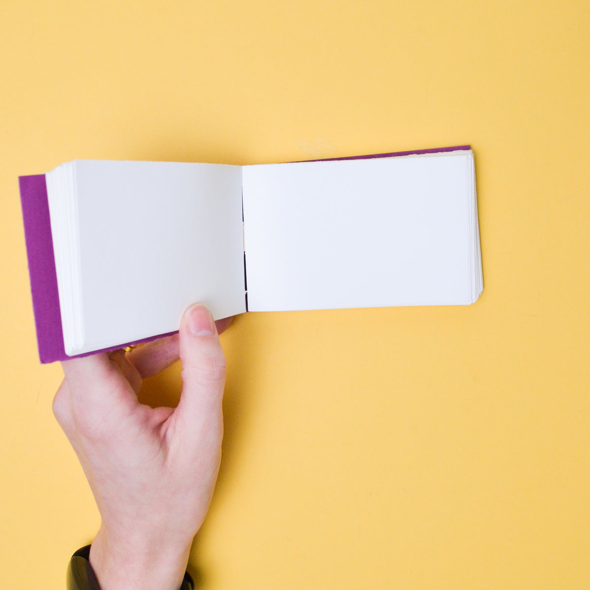 Purple Handmade Mini Notebook – Make & Mend