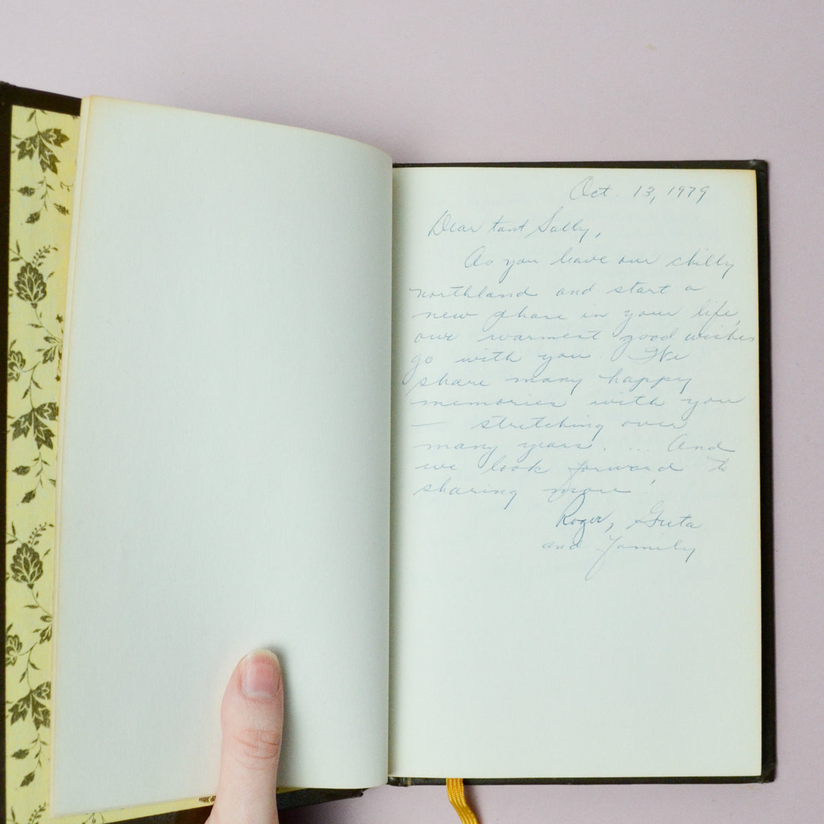 Journal with Inscription – Make & Mend