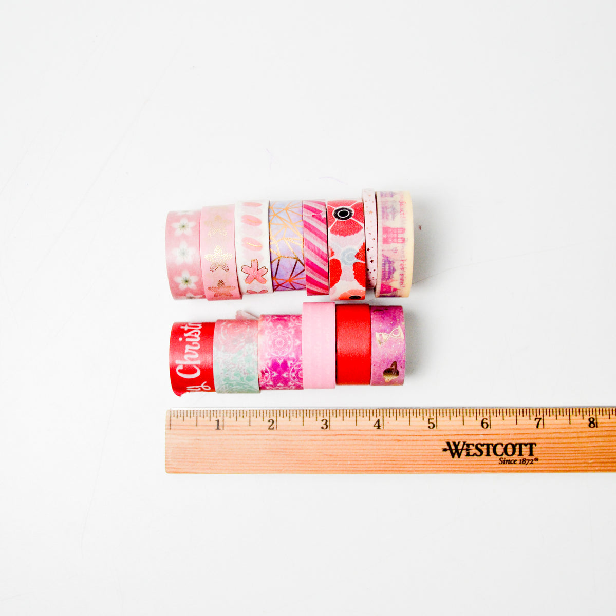 Pink Washi Tape - 14 Spools – Make & Mend