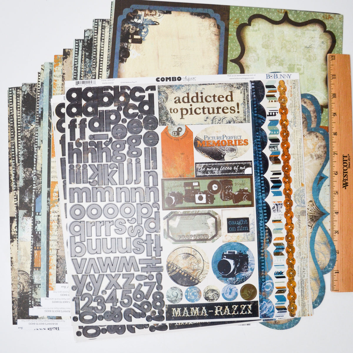 Scrapbook Paper + Sticker Bundle – Make & Mend