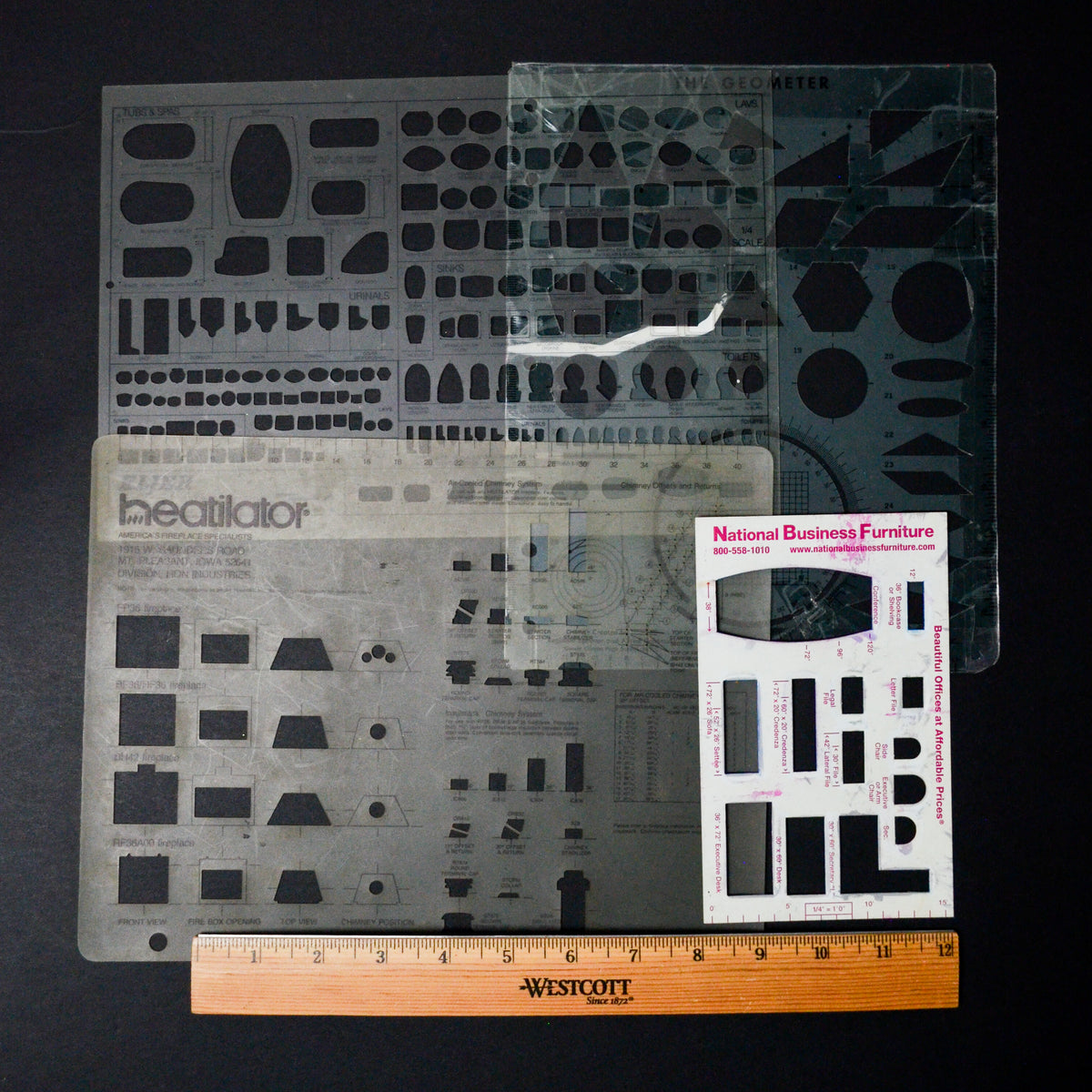 Drafting Stencil Bundle - Set of 4 – Make & Mend