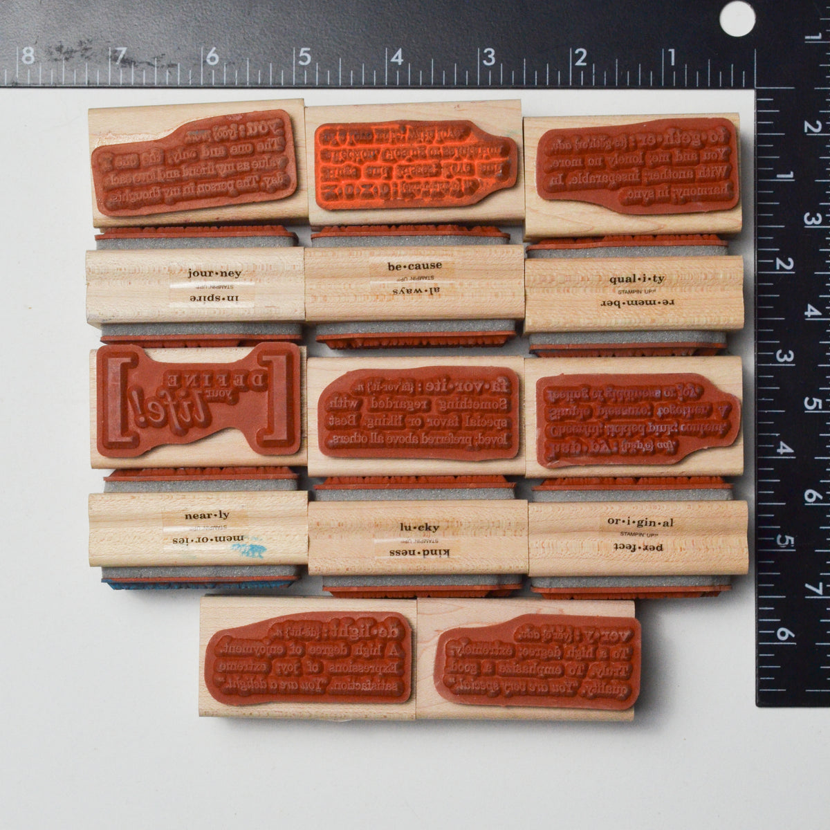 Stampin' Up! Double-Sided Definitions Stamp Bundle - Set of 14 – Make ...